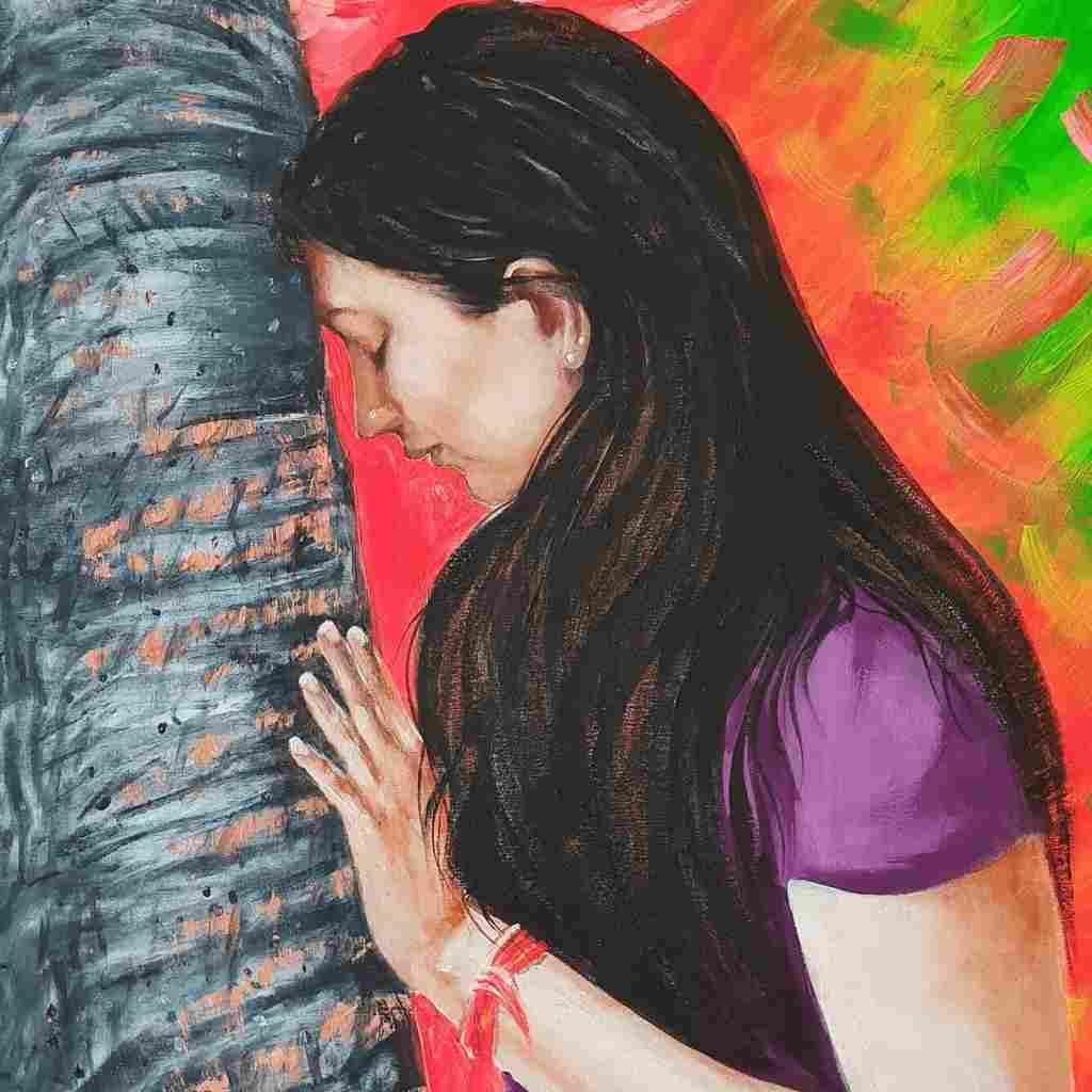 Elephant Painting | The Blessing | Artezaar.com Art Gallery Dubai UAE ...