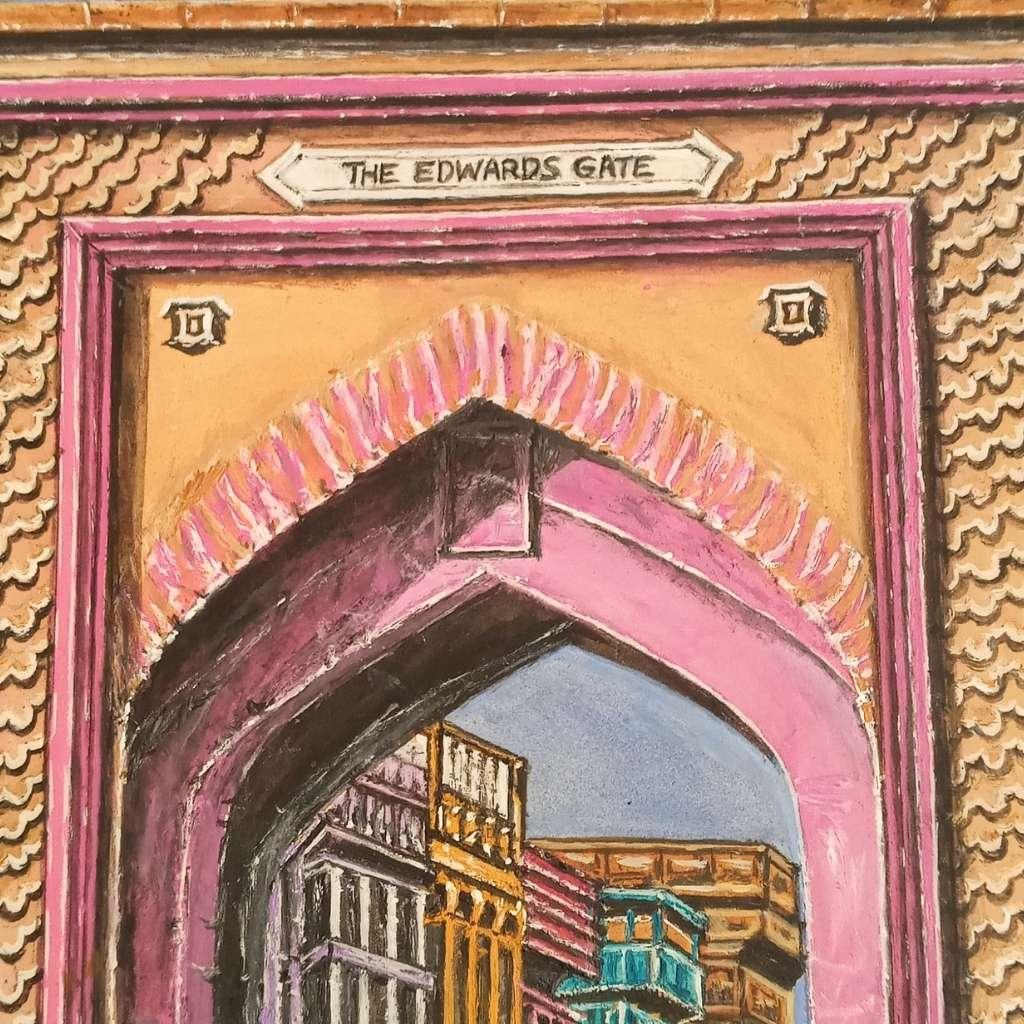 The Edward's Gate | Pakistan Acrylic Painting | Artezaar.com Art ...