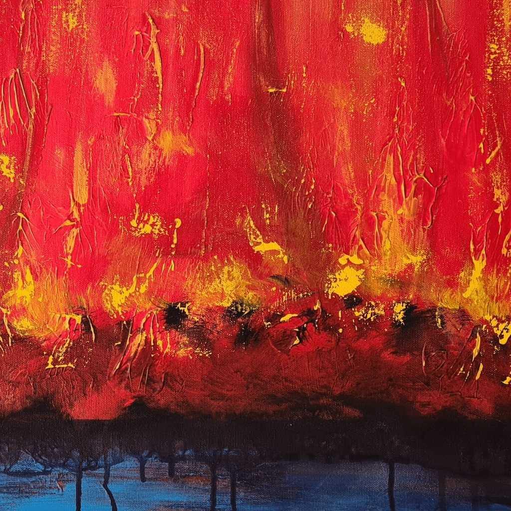 Abstract Acrylic Painting | Wabi- Sabi | Artezaar Art Gallery Dubai ...