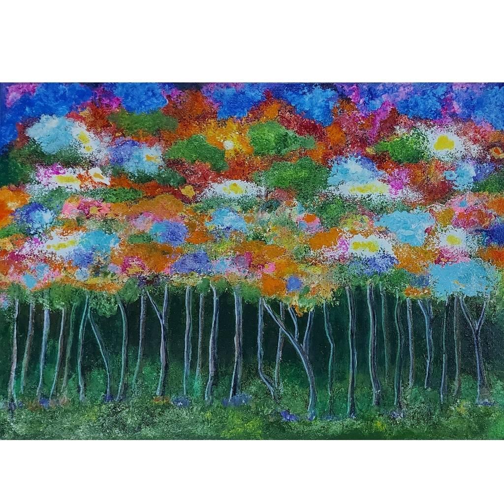Acrylic Painting | Wood-Scape | Artezaar.com Online Art Gallery Dubai