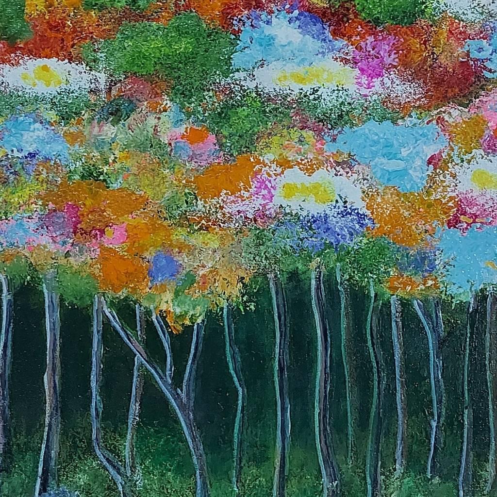 Acrylic Painting | Wood-Scape | Artezaar.com Online Art Gallery Dubai